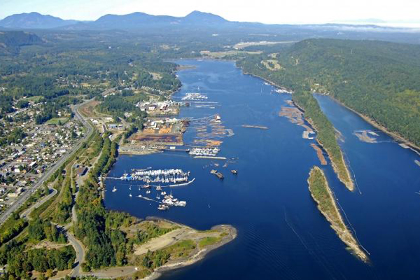 The Town of Ladysmith on Vancouver Island, British Columbia